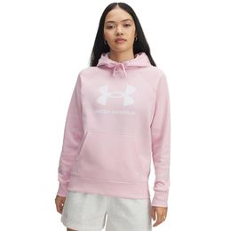 Under Armour Fleecehoodie in Rosa - 34% | Gr&ouml;&szlig;e XL | Damenpullover