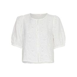 MOSS COPENHAGEN Bluse in Wei&szlig; - 64% | Gr&ouml;&szlig;e XL | Damen-blusen