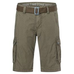 Timezone Cargoshorts - Regular fit - in Khaki - 58% | Gr&ouml;&szlig;e W32 | Herren-plussize