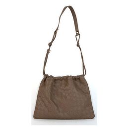 Victor & Hugo Paris Leder-Umh&auml;ngetasche "Eloa" in Taupe - (B)23 x (H)13 x (T)8 cm - 77% | Damen-taschen