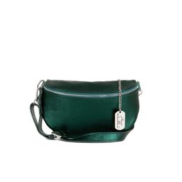 Anna Morellini Leder-G&uuml;rteltasche "Berenice" in Gr&uuml;n - (B)25 x (H)14 x (T)1 cm - 77% | Damen-koffer-reisegepaeck