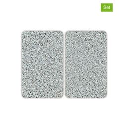 Wenko 2er-Set: Herdabdeckplatten "Granit Grau" - (L)30 x (B)52 cm - 14% | Weitere-haushaltshelfer