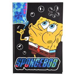 Spongebob Notizbuch "Spongebob" in Schwarz - A5 - 28% | Buero-schulbedarf