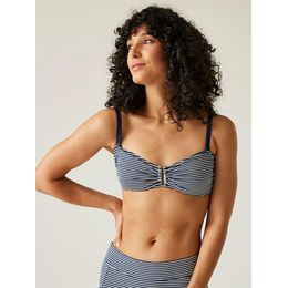 Regatta Bikini-Oberteil "Aceana III" in Dunkelblau/ Wei&szlig; - 67% | Gr&ouml;&szlig;e 38 | Damen-bademode