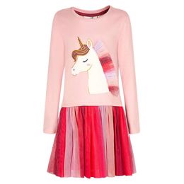 happy girls by Eisend Kleid in Rosa - 51% | Gr&ouml;&szlig;e 140 | Kinderkleider