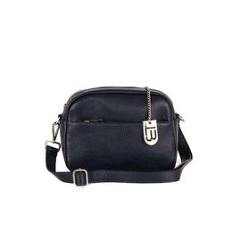 Lucca Baldi Leder-Umh&auml;ngetasche "Cascina" in Dunkelblau - (B)22 x (H)18 x (T)9 cm - 73% | Damen-taschen