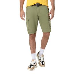 Timezone Shorts ''Maguire'' - Regular fit - in Oliv - 56% | Gr&ouml;&szlig;e W31 | Herren-plussize