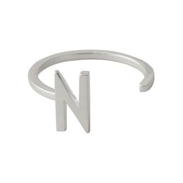 Design Letters Silber-Ring ''A-Z'' - 54% | Herren-schmuck