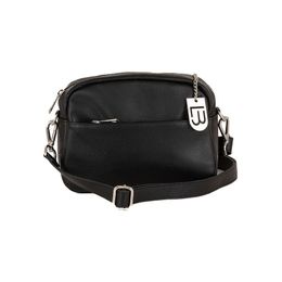 Lucca Baldi Leder-Umh&auml;ngetasche "Cascina" in Schwarz - (B)22 x (H)18 x (T)9 cm - 74% | Damen-taschen