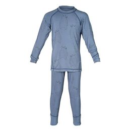ISBJ&Ouml;RN Isbj&ouml;rn 2tlg. Funktionsw&auml;sche-Set "Polarbear" in Blau - 46% | Gr&ouml;&szlig;e 98/104 | Kinder-outdoor-waesche