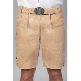 Edelnice Lederhose "Balthasar" in Beige - 41% | Gr&ouml;&szlig;e 60 | Herren-trachten-lederhosen