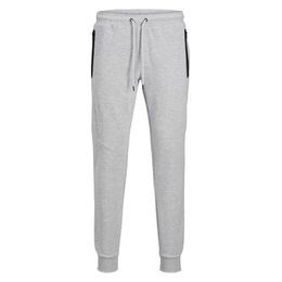 Jack & Jones Jack & Jones Sweathose "Will" in Hellgrau - 38% | Gr&ouml;&szlig;e M | Herren-plussize