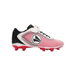 Jako Nocken-Fu&szlig;ballschuhe "Course" in Wei&szlig;/ Rot - 39% | Gr&ouml;&szlig;e 32 | Kinder-sportschuhe