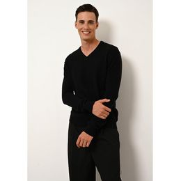 Just Cashmere Kaschmir-Pullover "Tom" in Schwarz - 60% | Gr&ouml;&szlig;e XL | Herren-plussize