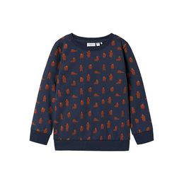 name it Sweatshirt "Nenean" in Dunkelblau - 70% | Gr&ouml;&szlig;e 104 | Kinder-sweatshirts-jacken