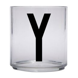 Design Letters Becher "Y" in Transparent - 220 ml - 38% | Gedeckter-tisch