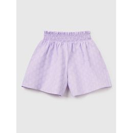 Benetton Leinenshorts in Lila - 49% | Gr&ouml;&szlig;e 168 | Kinderhosen