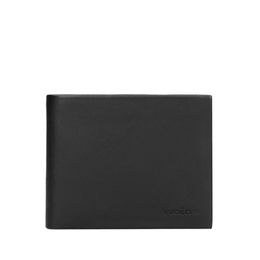 Wojas Leder-Geldb&ouml;rse in Schwarz - (B)11 x (H)9,5 x (T)2,5 cm - 10% | Herren-portemonnaies-etuis