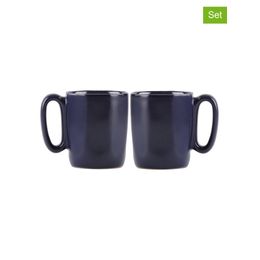 Vialli Design 2er-Set: Becher "Fuori" in Dunkelblau - 80 ml - 13% | Gedeckter-tisch