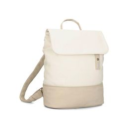 Zwei Rucksack in Creme/ Beige - (B)28 x (H)35 x (T)11 cm - 55% | Damen-taschen