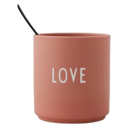 Design Letters Becher "Love" in Apricot - 250 ml - 58% | Gedeckter-tisch