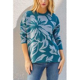 LA Angels Pullover in Blau - 62% | Gr&ouml;&szlig;e XL | Damen-pullover-cardigans
