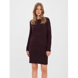 V&eacute;ro Moda Vero Moda Strickkleid in Bordeaux - 25% | Gr&ouml;&szlig;e L | Damen-kleider