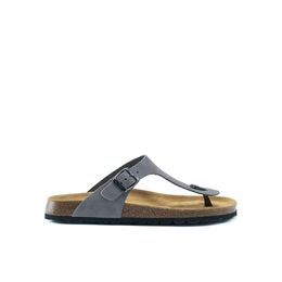 Mandel Leder-Zehentrenner in Grau - 65% | Gr&ouml;&szlig;e 43 | Herrensandalen