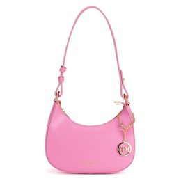 Mia Tomazzi Leder-Schultertasche "Farnese" in Rosa - (B)24 x (H)14 x (T)9 cm - 78% | Damen-taschen