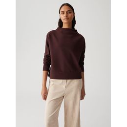 Opus Sweatshirt in Dunkelbraun - 51% | Gr&ouml;&szlig;e 44 | Damen-sweatshirts-jacken