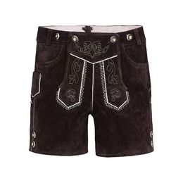 Edelnice Lederhose in Dunkelbraun - 30% | Gr&ouml;&szlig;e 128 | Kindertrachtenmode