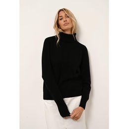 Just Cashmere Kaschmir-Rollkragenpullover in Schwarz - 56% | Gr&ouml;&szlig;e XL | Damen-pullover-cardigans