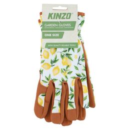 KINZO Gartenhandschuhe in Hellbraun/ Gelb - (L)23 x (B)10 cm - 50% | Gartendekoration