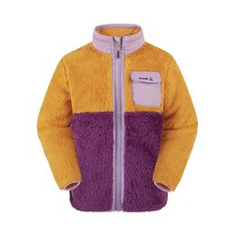 Kamik Teddy-Fleecejacke "Shep" in Gelb/ Lila - 47% | Gr&ouml;&szlig;e 116 | Kids-fleecejacken-fleecepullover