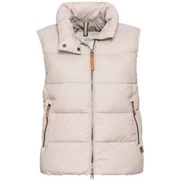 Camel Active Steppweste in Creme - 54% | Gr&ouml;&szlig;e 44 | Damenjacken