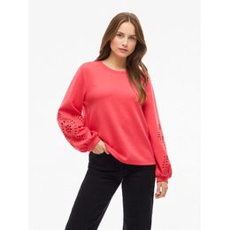 Vila Sweatshirt "Visandy" in Pink - 48% | Gr&ouml;&szlig;e XS | Damen-sweatshirts-jacken