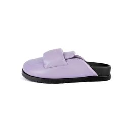 loft37 Leder-Clogs in Lila - 53% | Gr&ouml;&szlig;e 36 | Damen-pantoletten