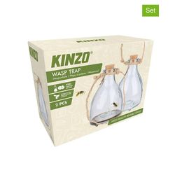 KINZO 4er-Set: Wespenfallen - (H)14 x &Oslash; 9 cm - 46% | Gartendekoration