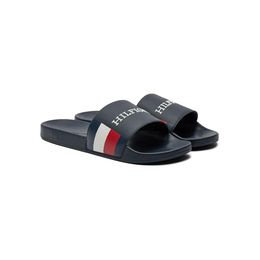 Tommy Hilfiger Shoes Pantoletten in Dunkelblau - 37% | Gr&ouml;&szlig;e 41 | Herren-hausschuhe