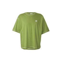 adidas originals T-Shirt 'Trefoil Essentials' Herren Gr&ouml;&szlig;e XXL grasgr&uuml;n / wei&szlig;