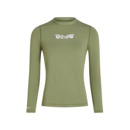 O`Neill O'neill Funktionsshirt 'Skins' Damen Gr&ouml;&szlig;e XL oliv / naturwei&szlig;