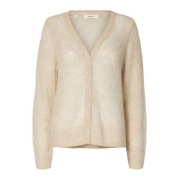 Selected Strickjacke 'SLFMayer' Damen Gr&ouml;&szlig;e L beige