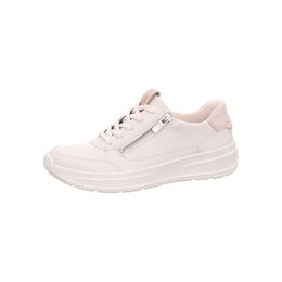 Legero Leder-Sneakers "Sprinter" in Creme - 51% | Gr&ouml;&szlig;e 39 | Damen-sneakers
