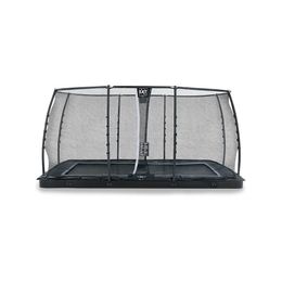 EXIT Trampolin "Dynamic Groundlevel" in Schwarz - (B)427 x (H)244 cm - ab 3 Jahren - 28% | Gartenspielzeug