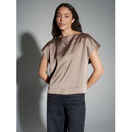 Opus Bluse "Festiva" in Taupe - 58% | Gr&ouml;&szlig;e 38 | Damen-blusen