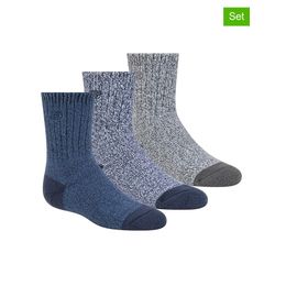 Skechers 3er-Set: Socken in Blau/ Grau - 50% | Gr&ouml;&szlig;e 27,5-35,5 | Kinder-socken-strumpfhosen