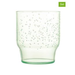 Villa d ́Este 6er-Set: Wassergl&auml;ser "Unico" in Helllgr&uuml;n - 325 ml - 46% | Gedeckter-tisch