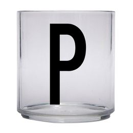 Design Letters Becher "P" in Transparent - 220 ml - 46% | Gedeckter-tisch