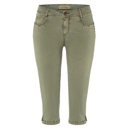 Timezone Caprihose "Dashni" in Khaki - 62% | Gr&ouml;&szlig;e W29/L32 | Damenhosen