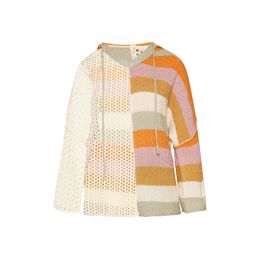 Kianna Pullover 'Young Fashion' Damen Gr&ouml;&szlig;e M creme / mint / lila / mandarine